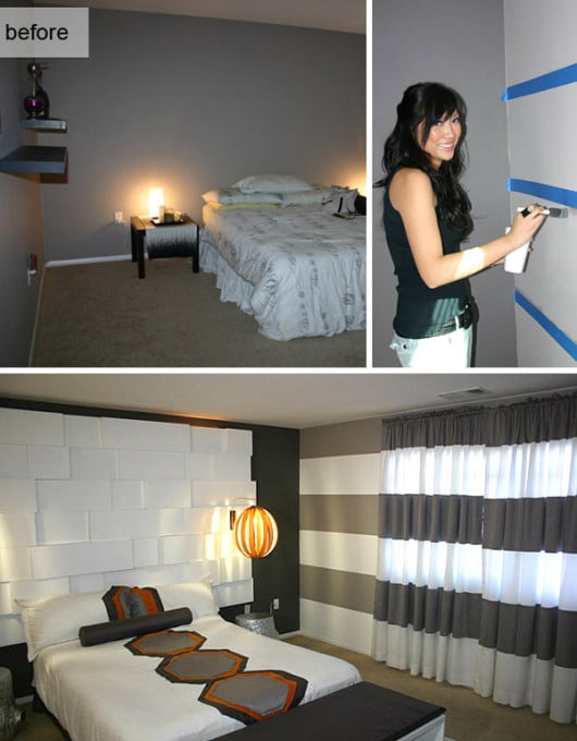 kahi-lee-DIY-stripes-before-after - Erika Brechtel