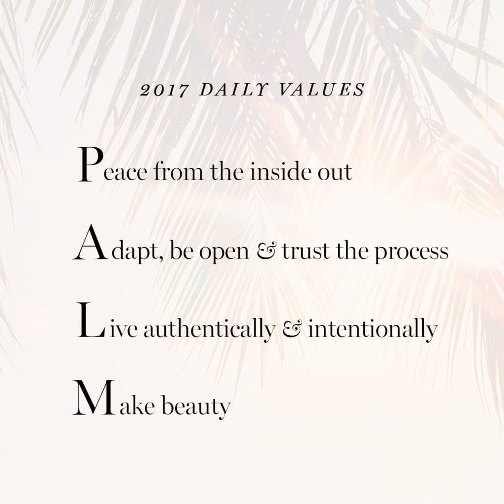 CORE VALUES Personal Daily Reminders - Erika Brechtel